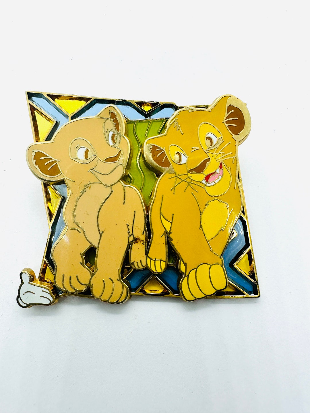 Disney Pin Baby Simba & Nala White Glove Pin Lion King 2007 Limited ...