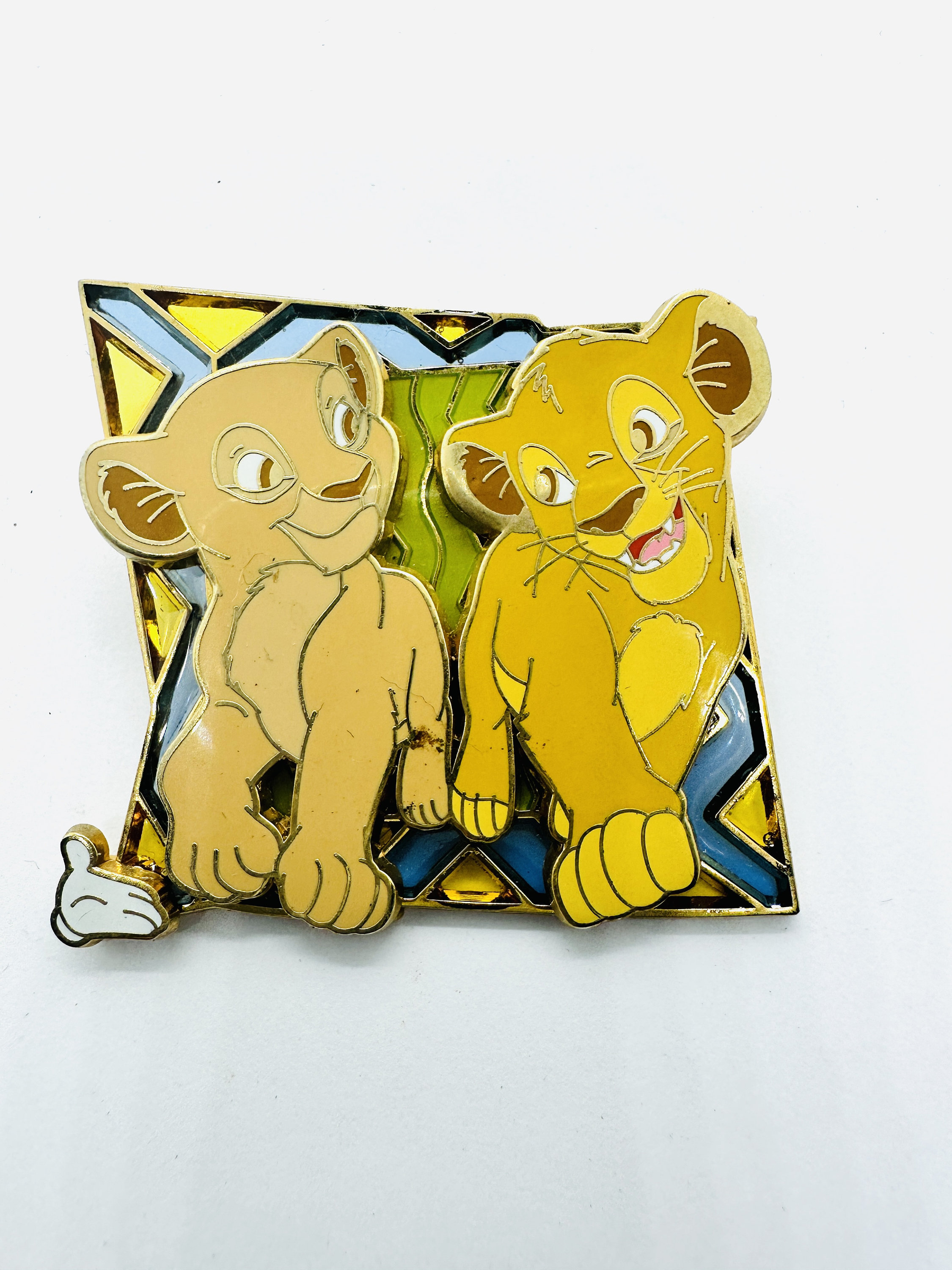 Disney Pin Baby Simba & Nala White Glove Pin Lion King 2007 Limited ...