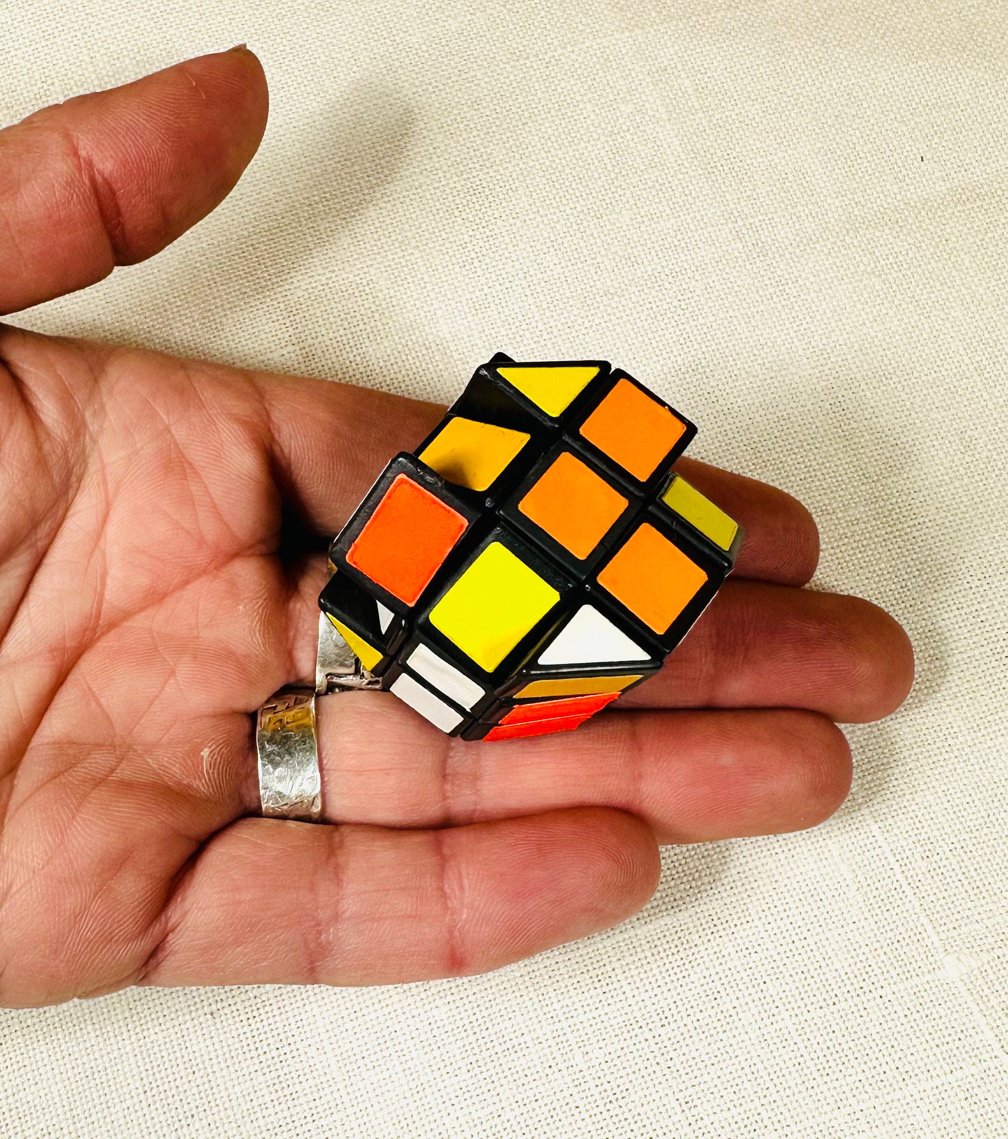 Vintage Octagon Rubik's Cube Speed Puzzle Mini - Etsy