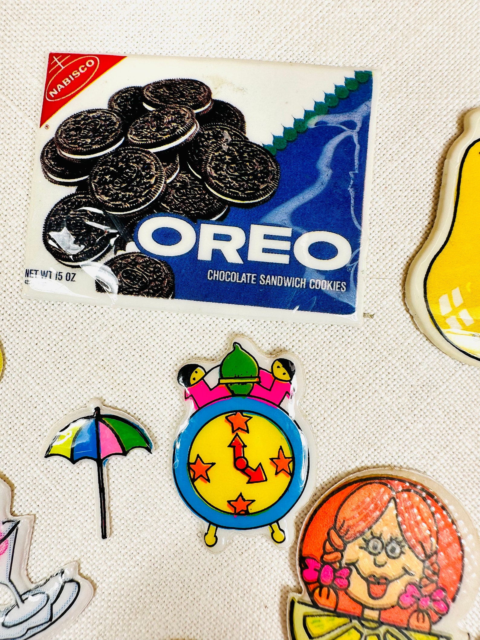 Vintage Scratch and Sniff Fruit Oreo Garfield Annie Stickers Used - Etsy