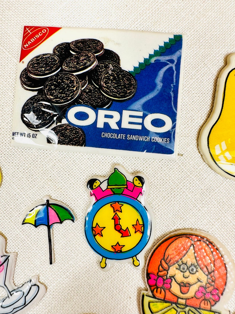 Vintage Scratch and Sniff Fruit Oreo Garfield Annie Stickers Used - Etsy