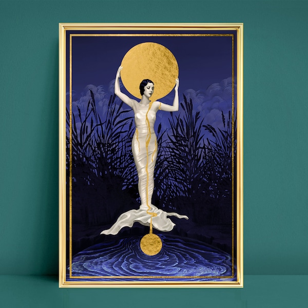 Moon Goddess Art - Etsy