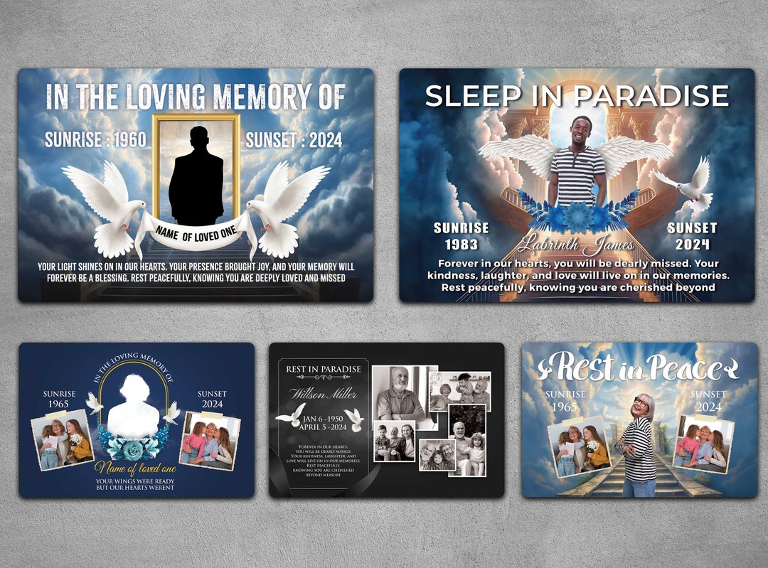 Rest in Peace Sign ,celebration of Life Sign, Celebration of Life ...