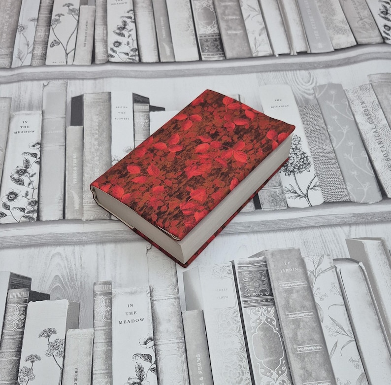 Adjustable Padded Book Cover, Personalised Paperback Dust Jacket for a ...