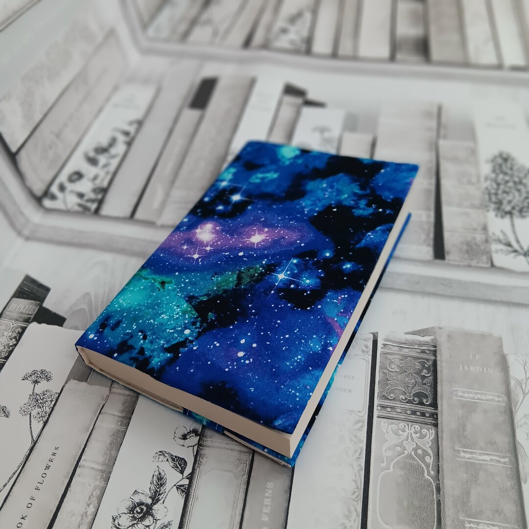 Adjustable Galaxy Book Cover: Padded Cotton Paperback Protector - Etsy