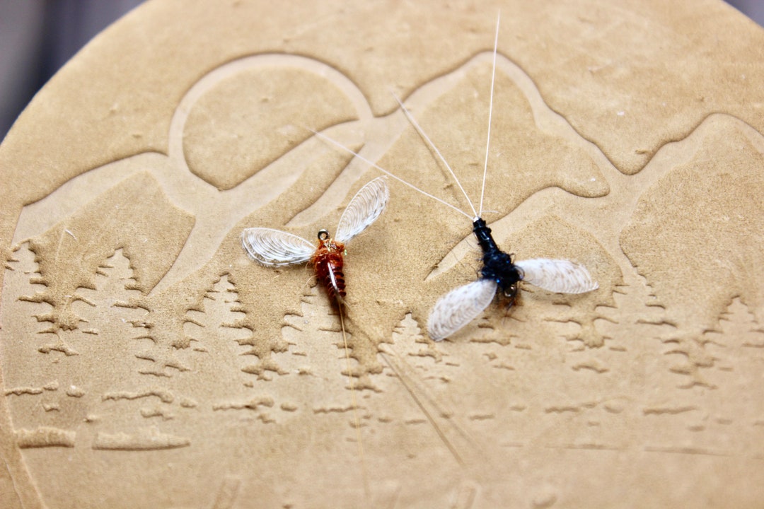 Wally Wing Mayfly SPINNER Dry Fly - Etsy