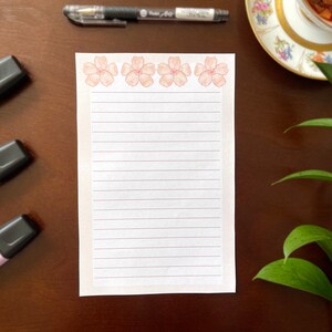Printable Pink Cherry Blossom Digital Letter Set 3, Instant Download ...