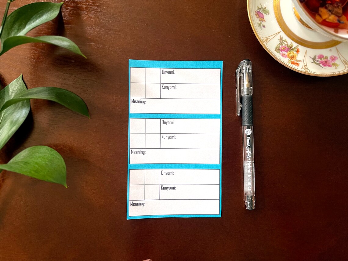 Printable Mini Kana Practice Sheets Pocket Size Perfect for - Etsy