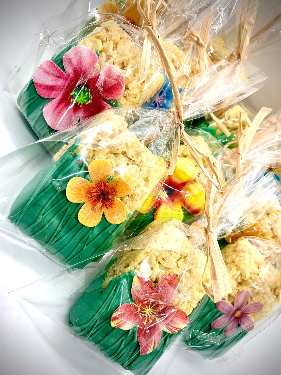 Hawaiian / Luau/ Tropical Theme Rice Krispy Treats 1 Dozen - Etsy