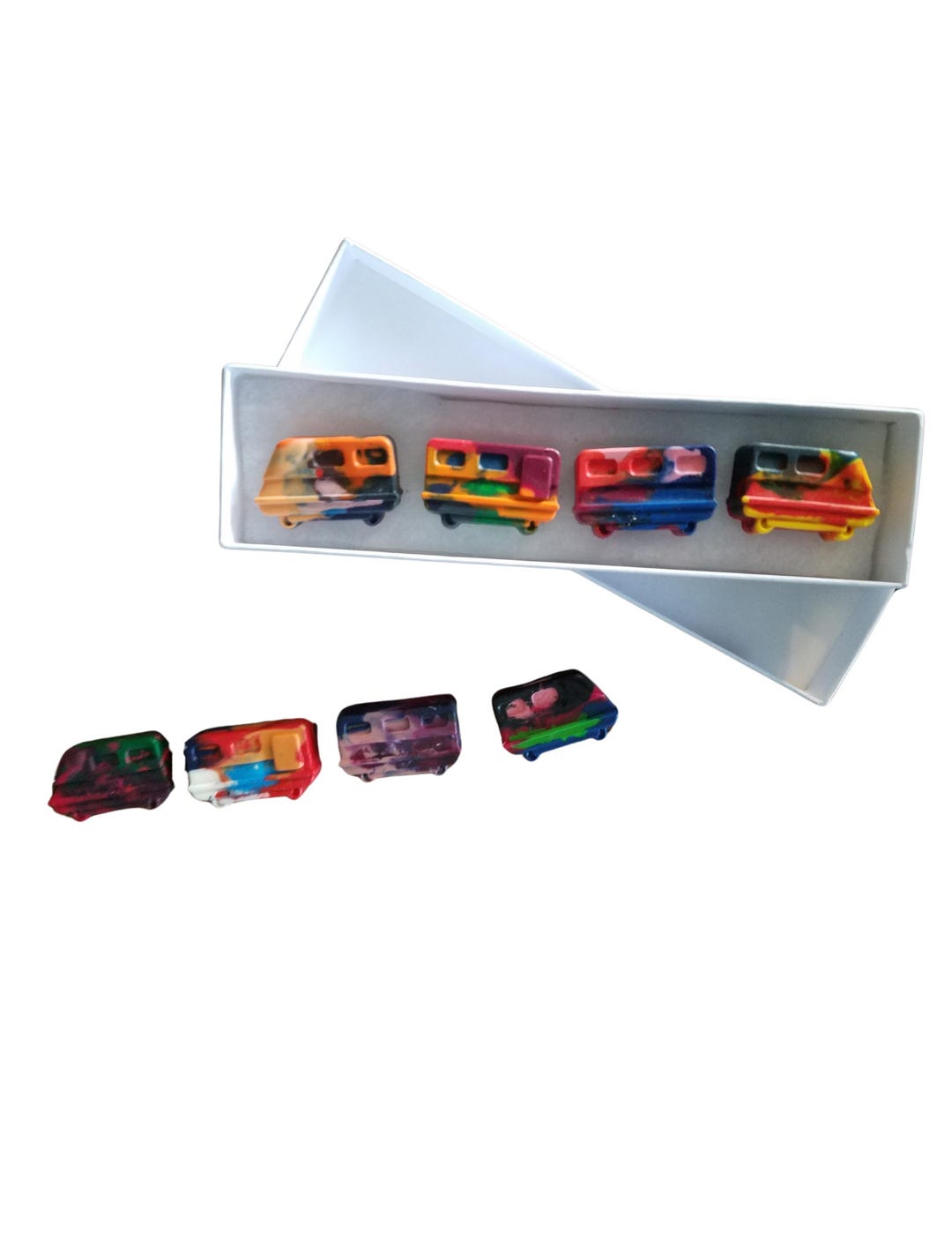 Train Crayons Gift Set in a Box Train Party Favors Kids Gift Custom ...