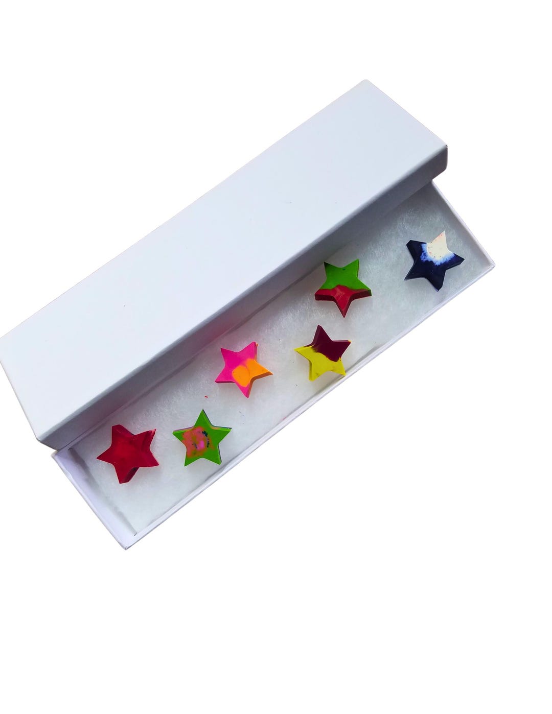 Custom Star Crayons Gift Set of 6 in a Box, Non-toxic Recycled Crayons ...