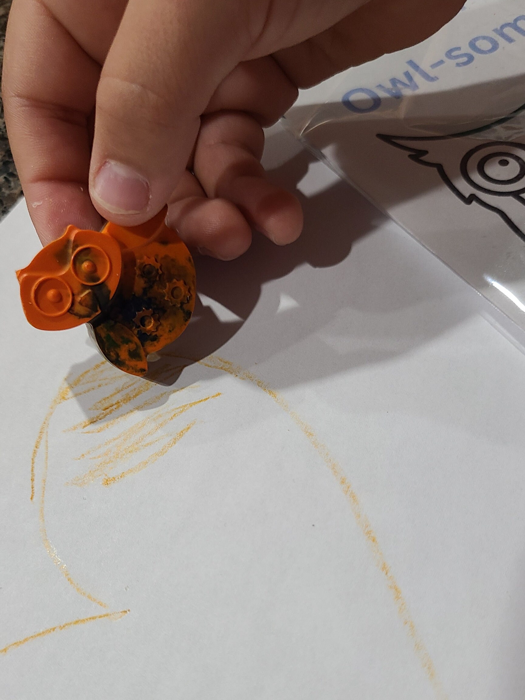 Owl Crayons With Mini Coloring Sheet: Custom Party Favor - Etsy