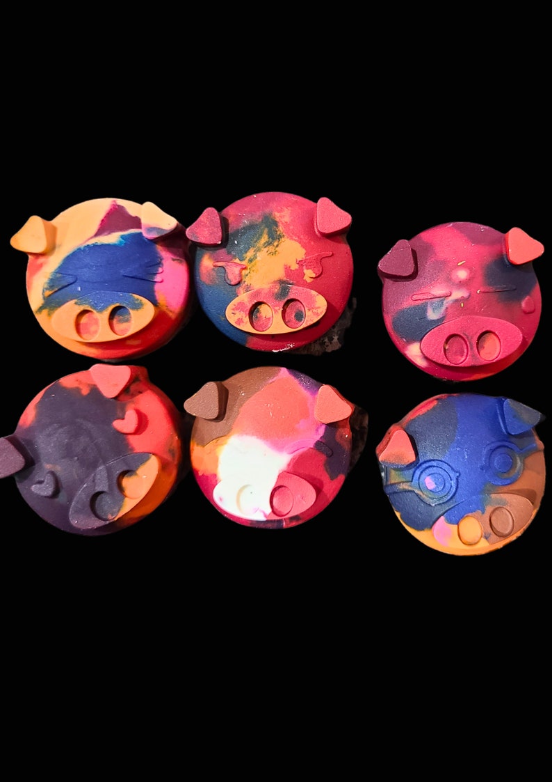 Pig Crayons Party Favors: Recycled Non-toxic Kids Gift Set - Etsy
