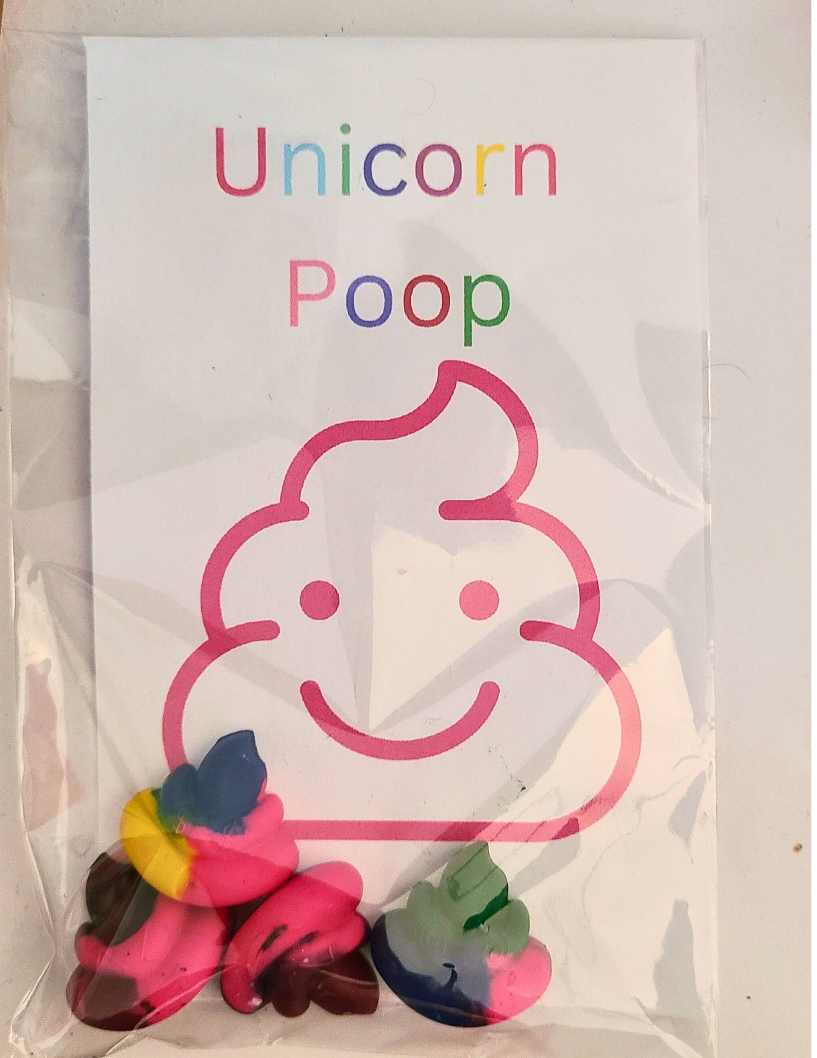 Unicorn Poop Crayons: Mini Coloring Page Set, Funny Party Favors - Etsy