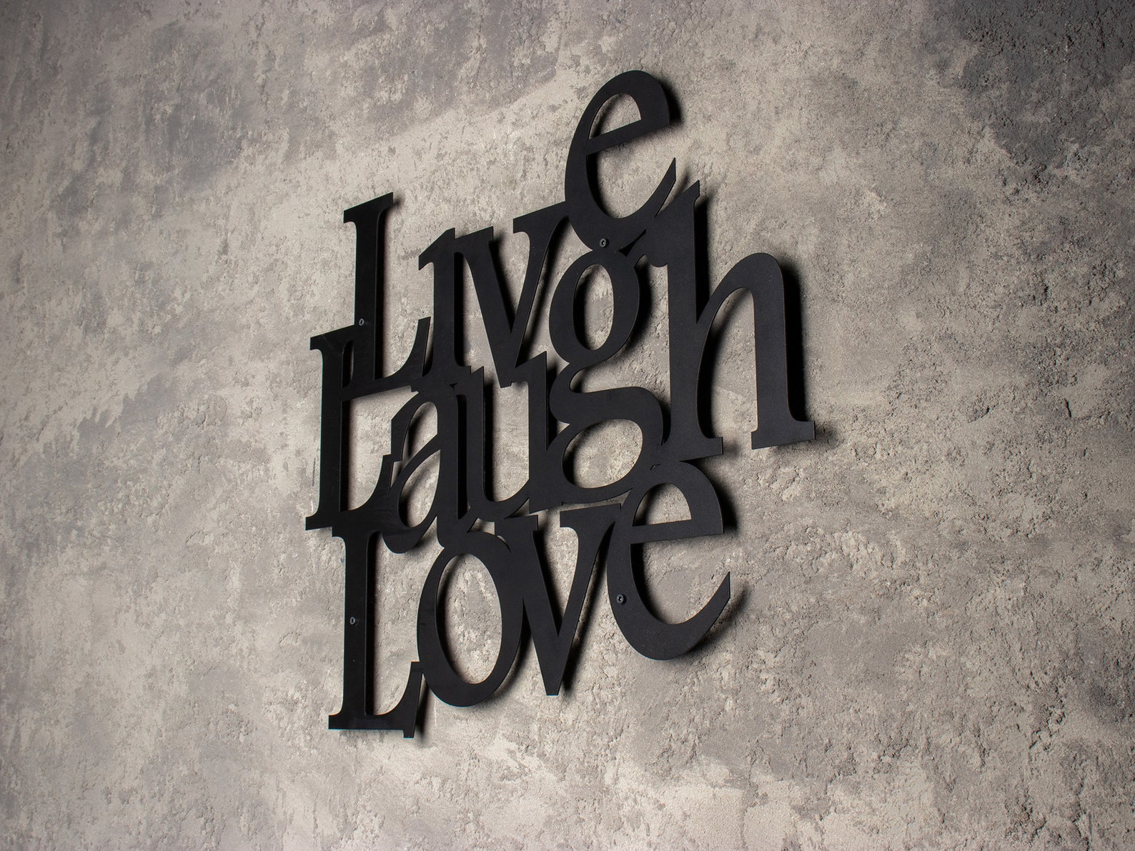 Live Laugh Love Metal Sign Metal Wall Art Bedroom Wall - Etsy UK