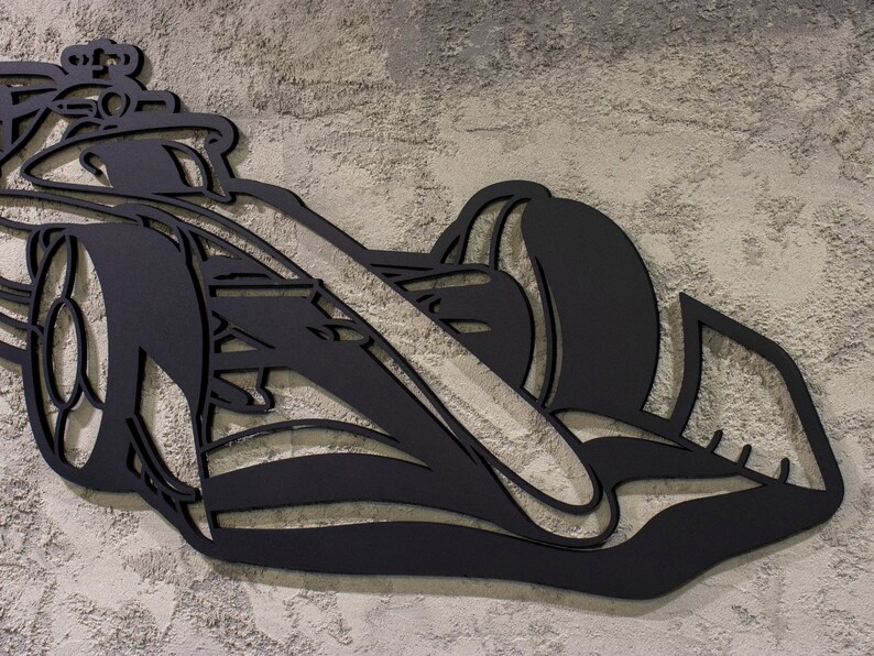 3D Formula F1 2022 Car Silhouette Wood Wall Decor Formula - Etsy
