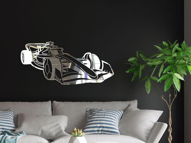 3D Formula F1 2022 Car Silhouette Wood Wall Decor Formula - Etsy