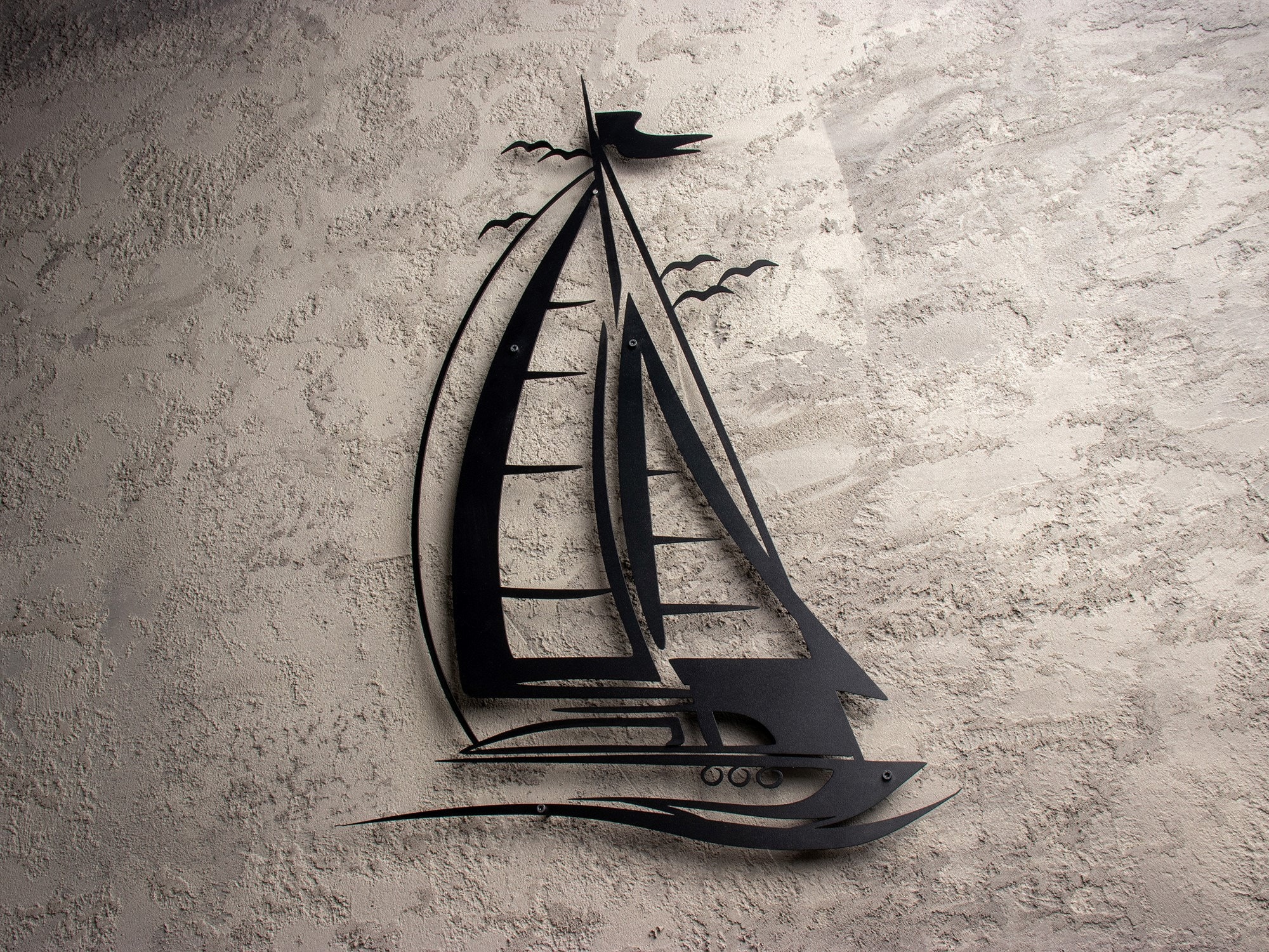 Segelboote Metall Wandkunst, Segelboote Metall Wand dekor, Strand Haus ...