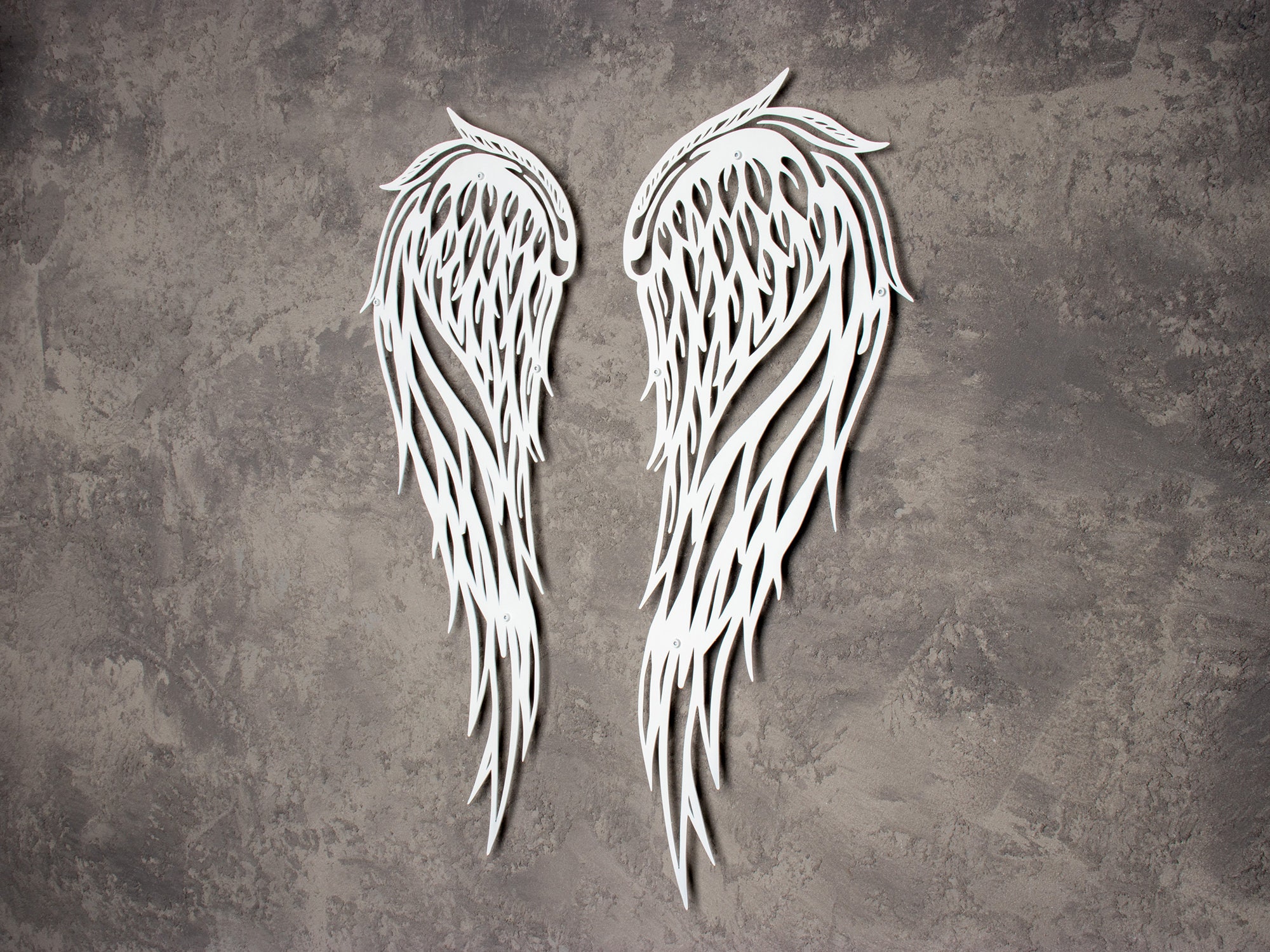 Angel Wings Metal Wall Art Angel Wings Metal Decor Metal | Etsy