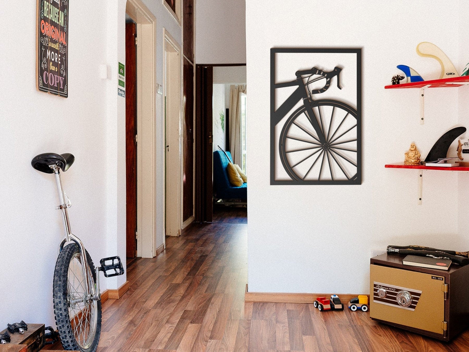 Bicycle Metal Wall Art Cycling Wall Decor Bike Wall Art | Etsy