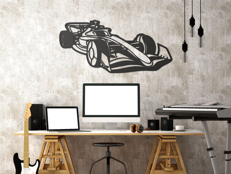 3D Formula F1 2022 Car Silhouette Wood Wall Decor Formula - Etsy