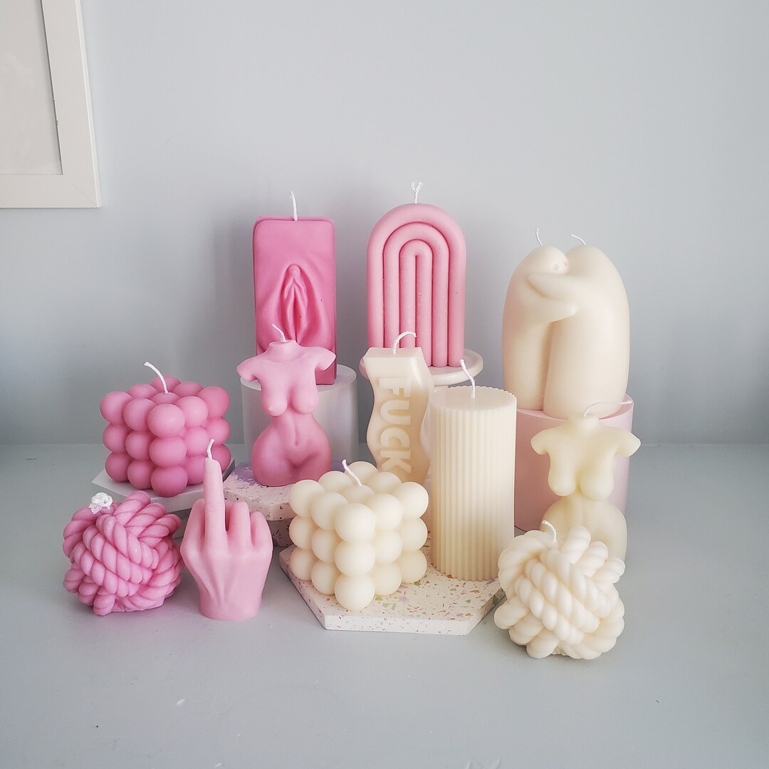 Funky Candles | Bubble Candle, Mushroom Candle, Vulva Candle, Buff Bear ...