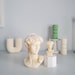 Sculpture David Head Candle Bust Candle, Ribbed Candle, Modern Soy ...