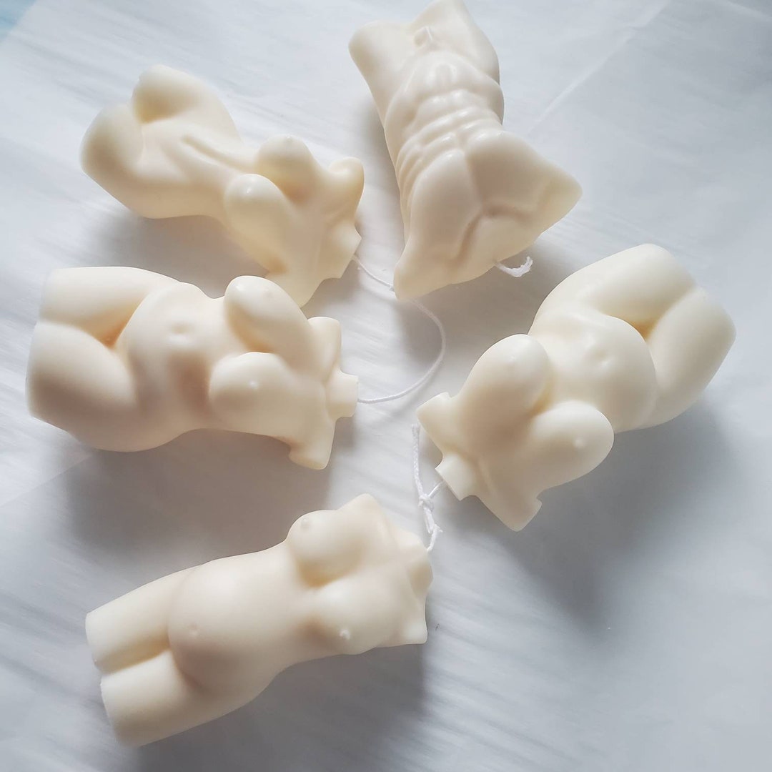 Curvy Body Candle | Female Body Candle, Gift for Her | David Bust ...
