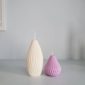 Minimalist Shaped Candle Wavy Candle Bubble Candle Witch - Etsy