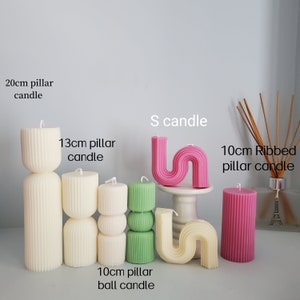 Minimalist Shaped Candle Wavy Candle Bubble Candle Unique Candle Gift ...