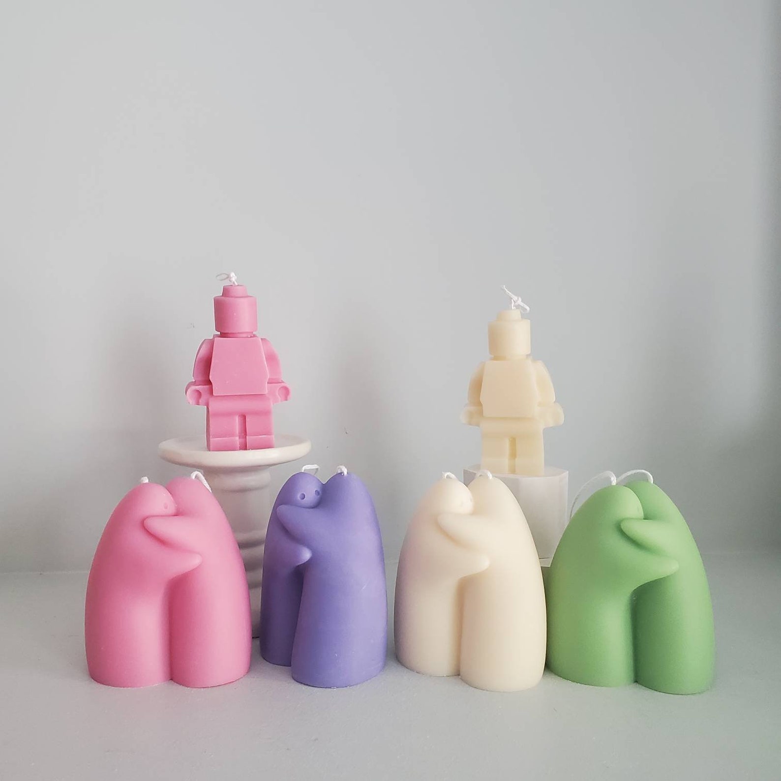 Funny Candle Gift Set | Huggy Candle, Small Middle Finger Candle, Bear ...
