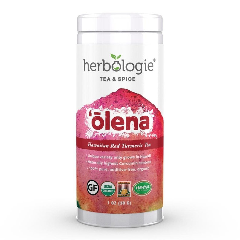 Organic Hawaiian Red Turmeric Tea Chips - ‘ōlena - Etsy