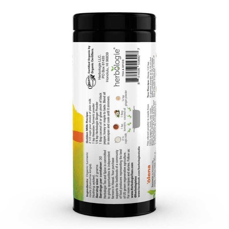 Organic Hawaiian Turmeric Powder - Etsy