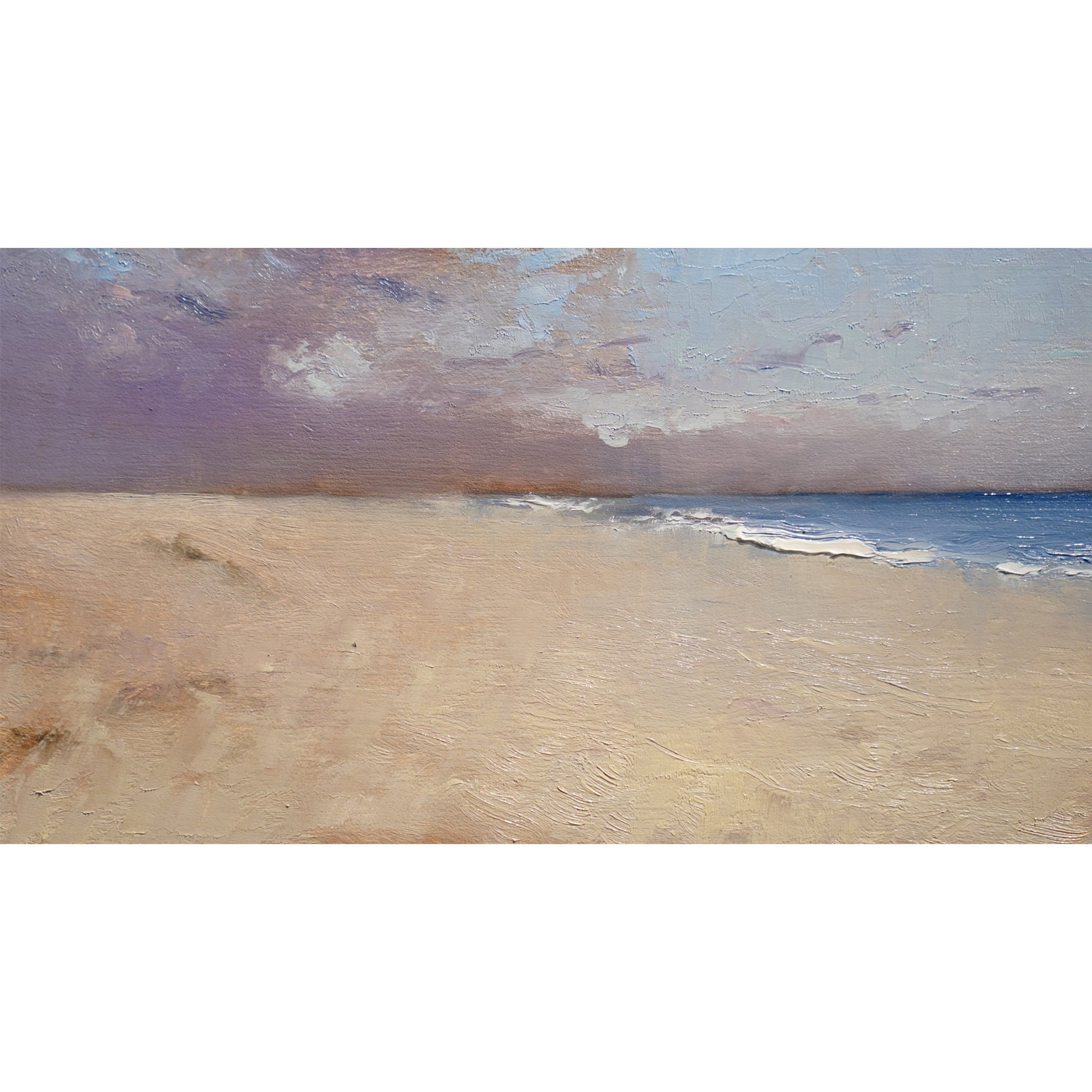 Original Contemporary Impressionist Seascape Oil Painting, Soft Dreamy ...
