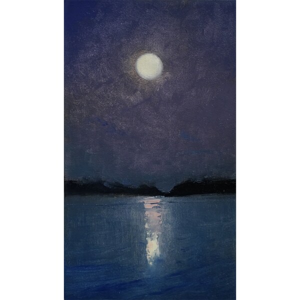 Moonlight Painting - Etsy