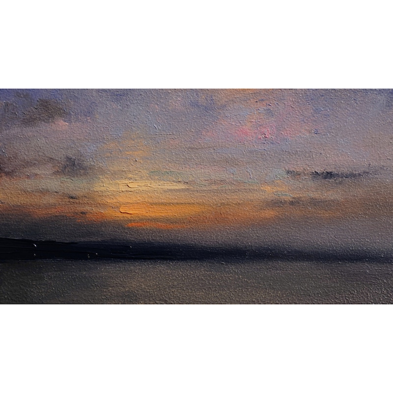 Sunset Oil Painting - Etsy