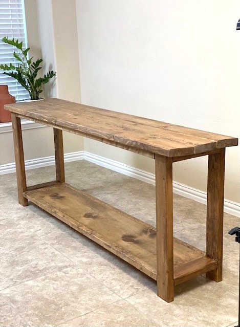 Farmhouse Entryway Console Table - Etsy