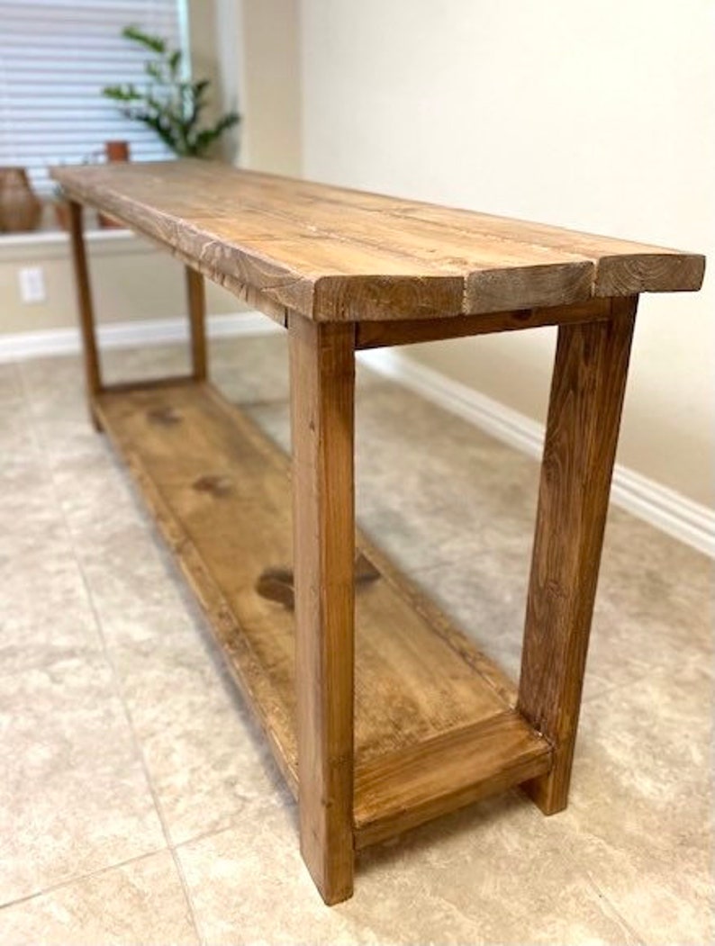 Farmhouse Entryway Console Table - Etsy