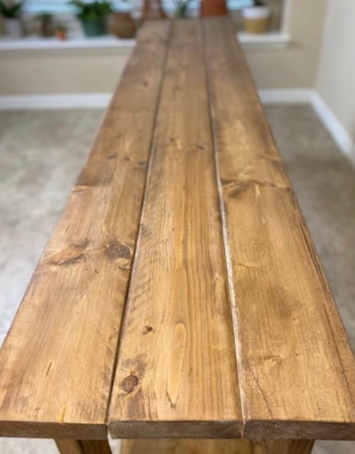 Farmhouse Entryway Console Table - Etsy