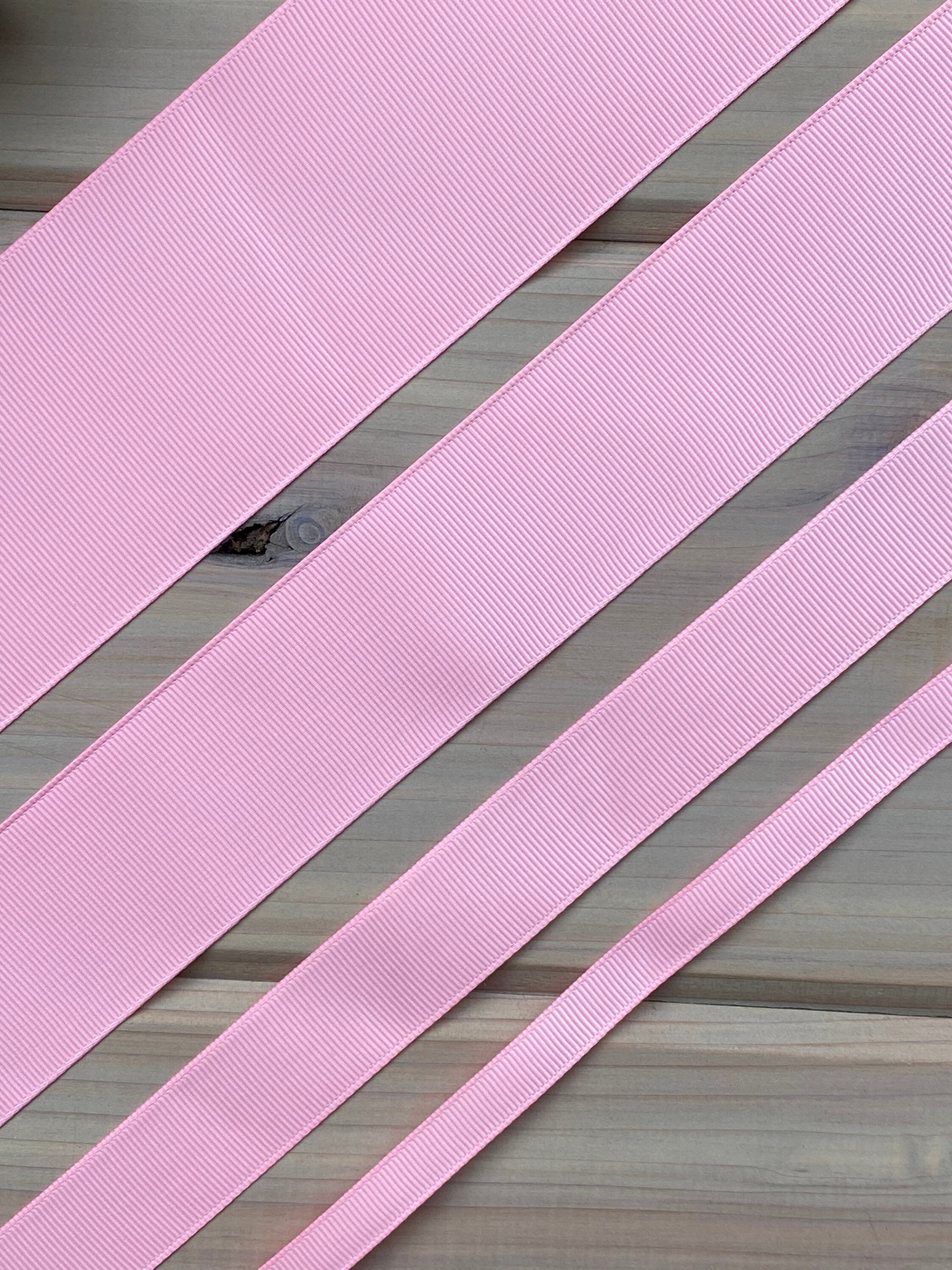 Pink Grosgrain Ribbon, 2.25, 1.5 7/8 3/8 Ribbon, Hair Bow Supplies ...