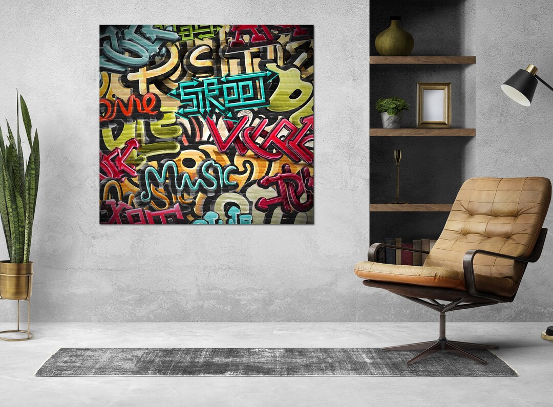 Graffiti Street Art Graffiti Writing Street Culture Street Canvas Print ...