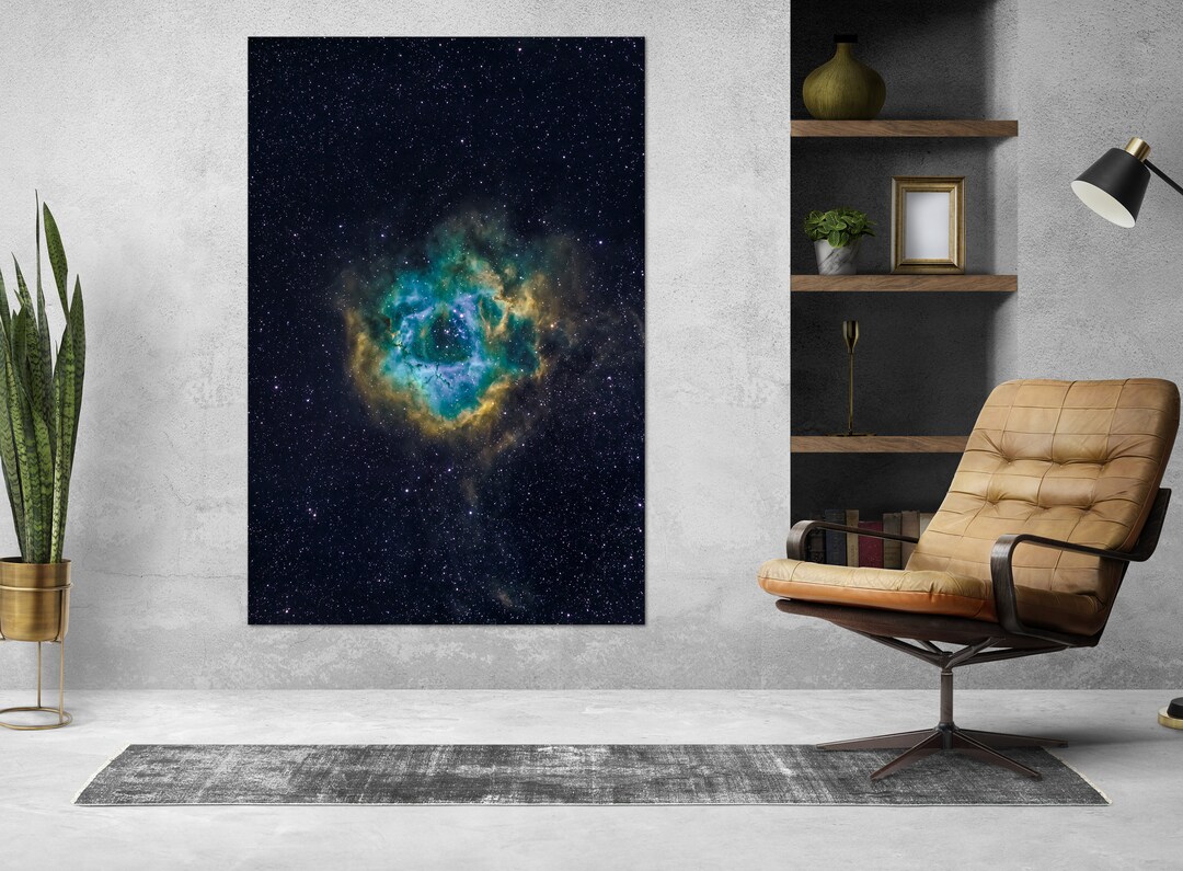 The Rosette Nebula Space View Cosmic Scape Canvas Print Canvas Art ...