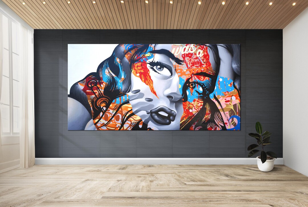 Bioshock Portrait Street Graffiti Wall Art Decor Art Canvas Art ...