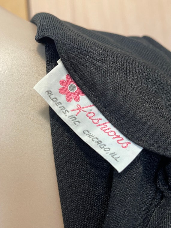 Vintage 1970s Goth Style Hostess Gown with Victorian … - Gem