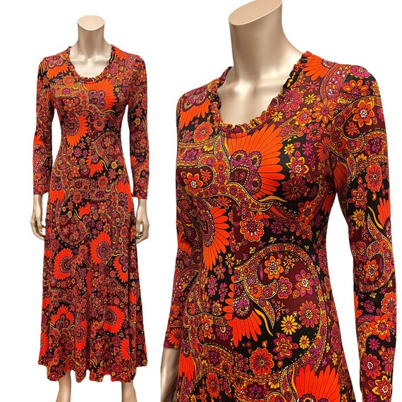 vintage 1970s 70s psychedelic - Gem