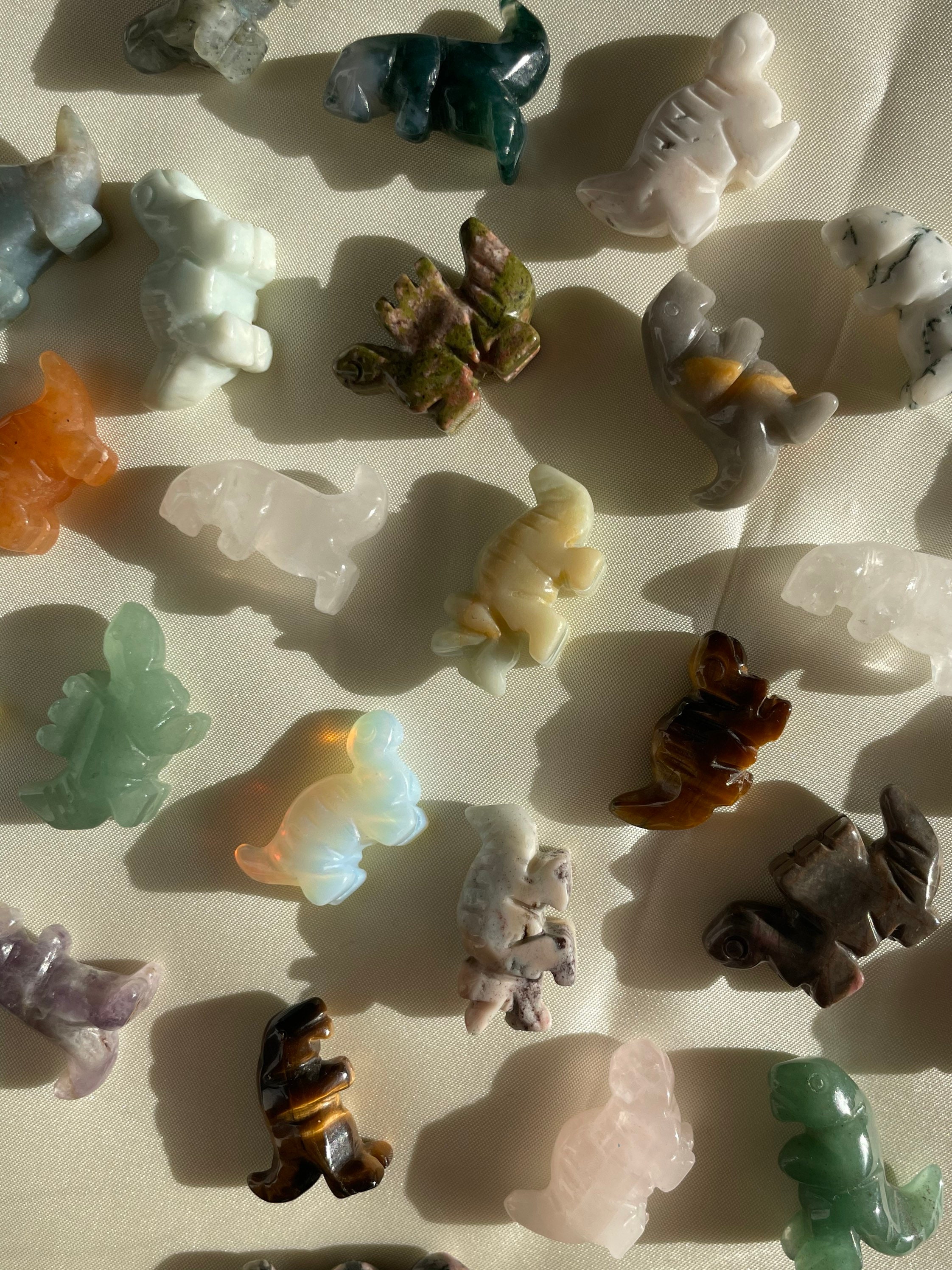 Mystery Crystal Dinosaur Carving | Intuitively Chosen | T-rex ...