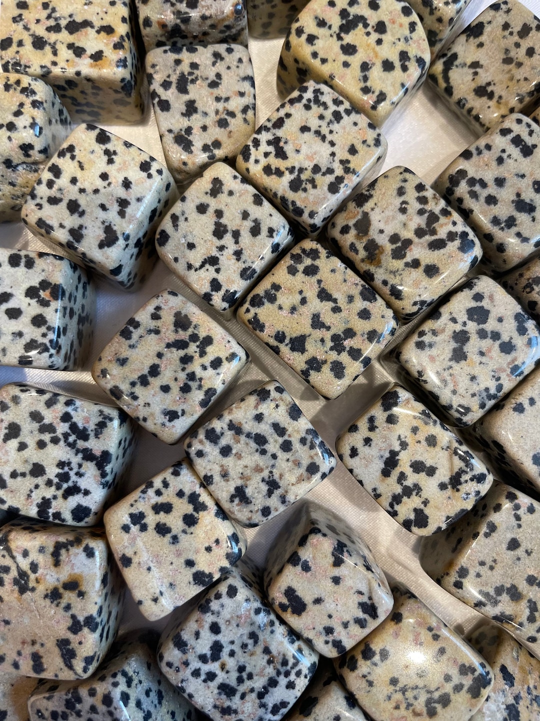 Dalmatian Jasper Cube, Crystal, Crystals, Gifts, Carving, Polished ...