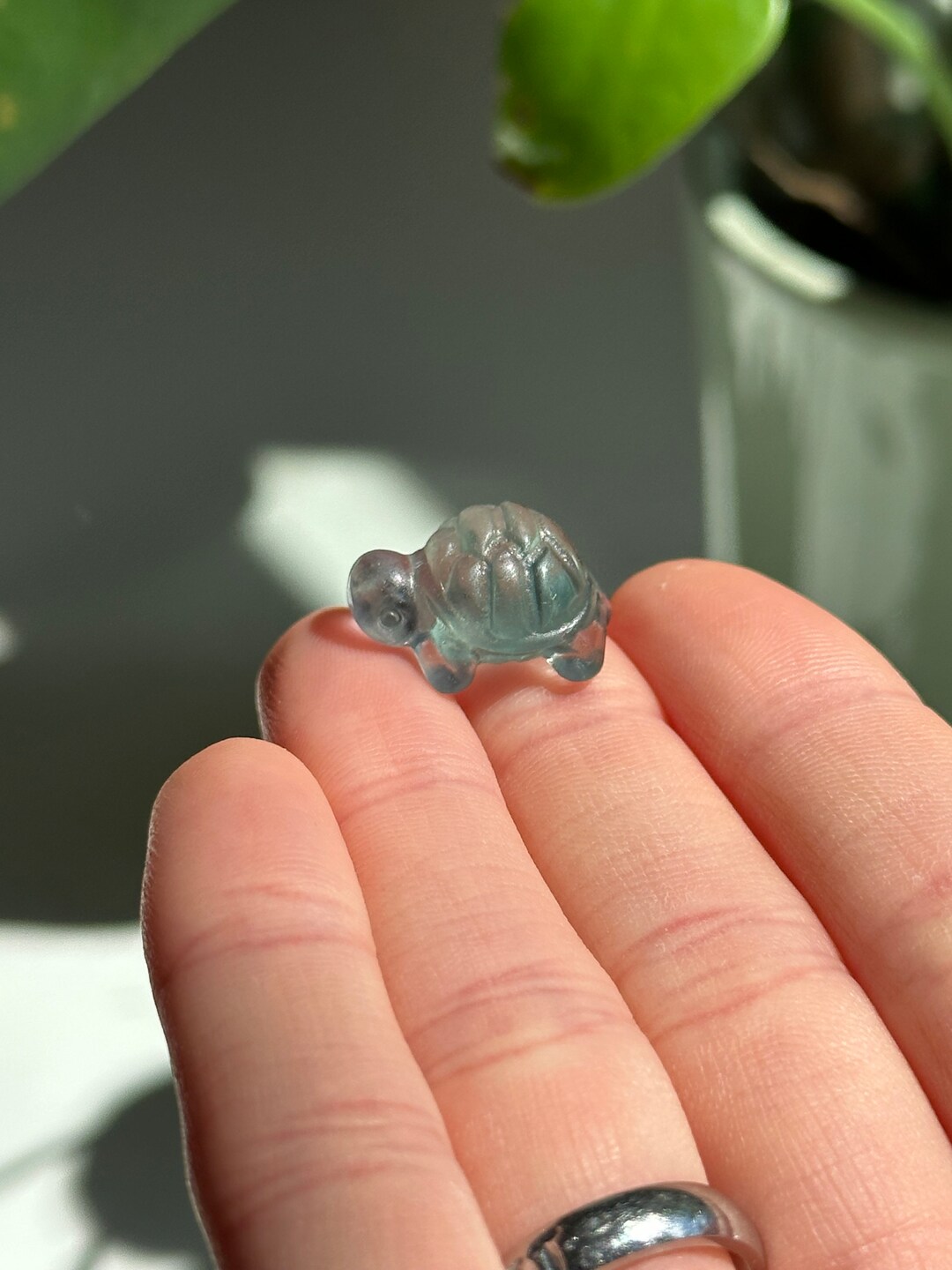 Cute Crystal Turtle, Fluorite Crystal, Mini-crystal, Cute Crystals ...