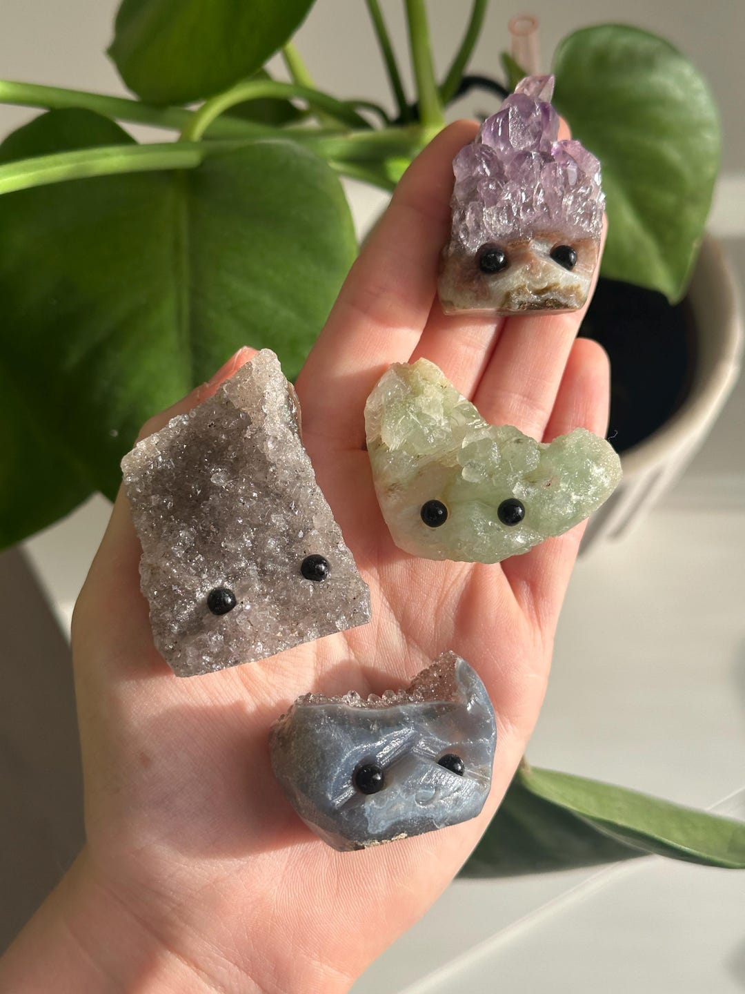 Crystal Buddy, Amethyst Crystal Cluster, Crystal Friend, Cute Crystal ...