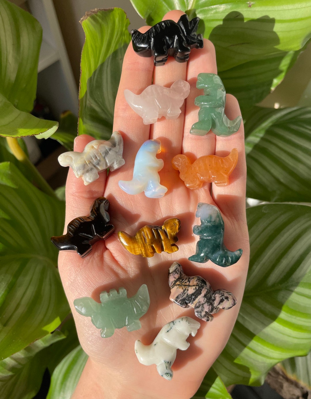 Mystery Crystal Dinosaur Carving | Intuitively Chosen | T-rex ...